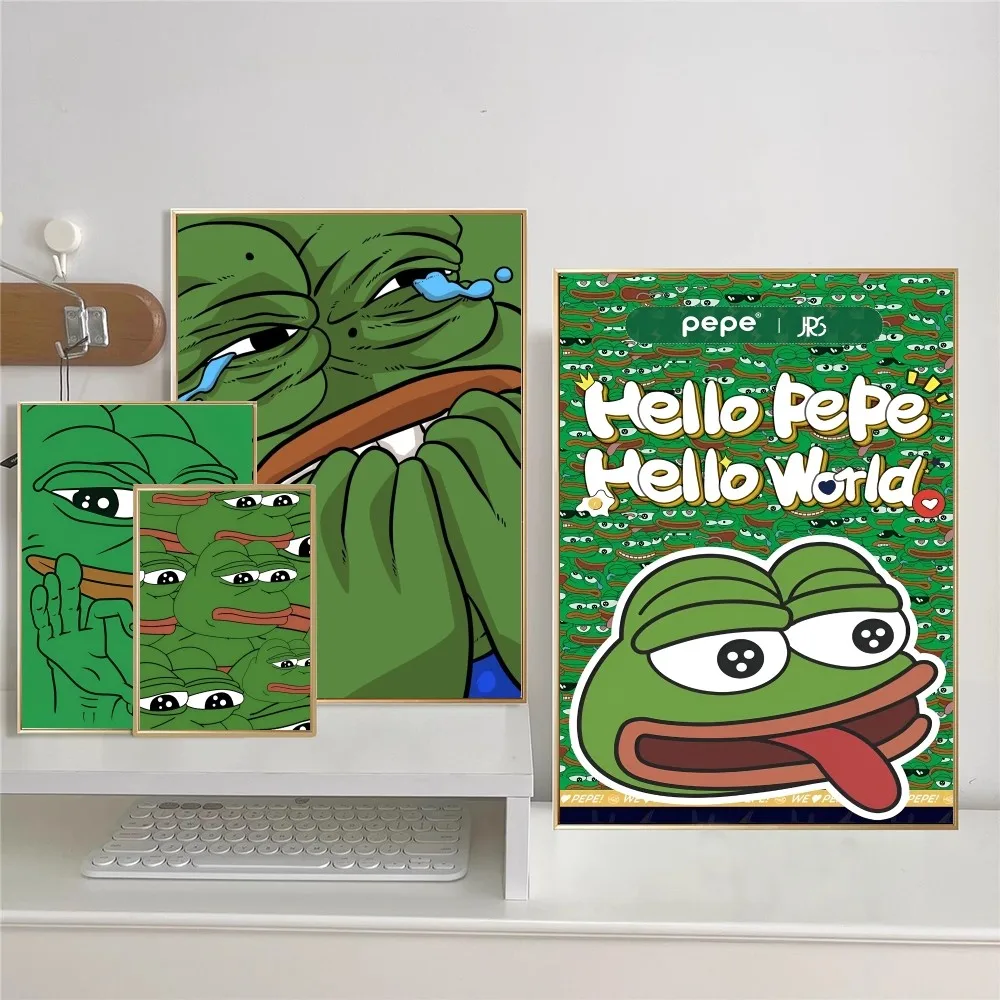 Frog Crying Meme Poster: The Ultimate Retro Wall Art for Memes Lovers ...