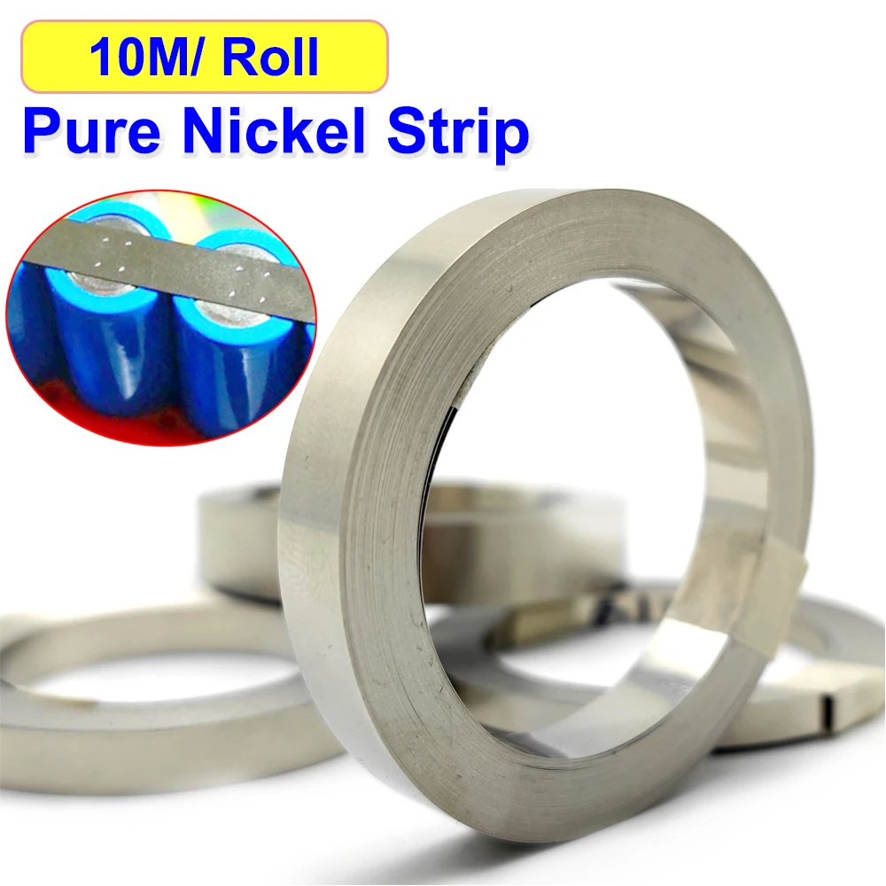 10m Pure Nickel Strips For Lithium Battery Pack Welding 99.6% Purity ...