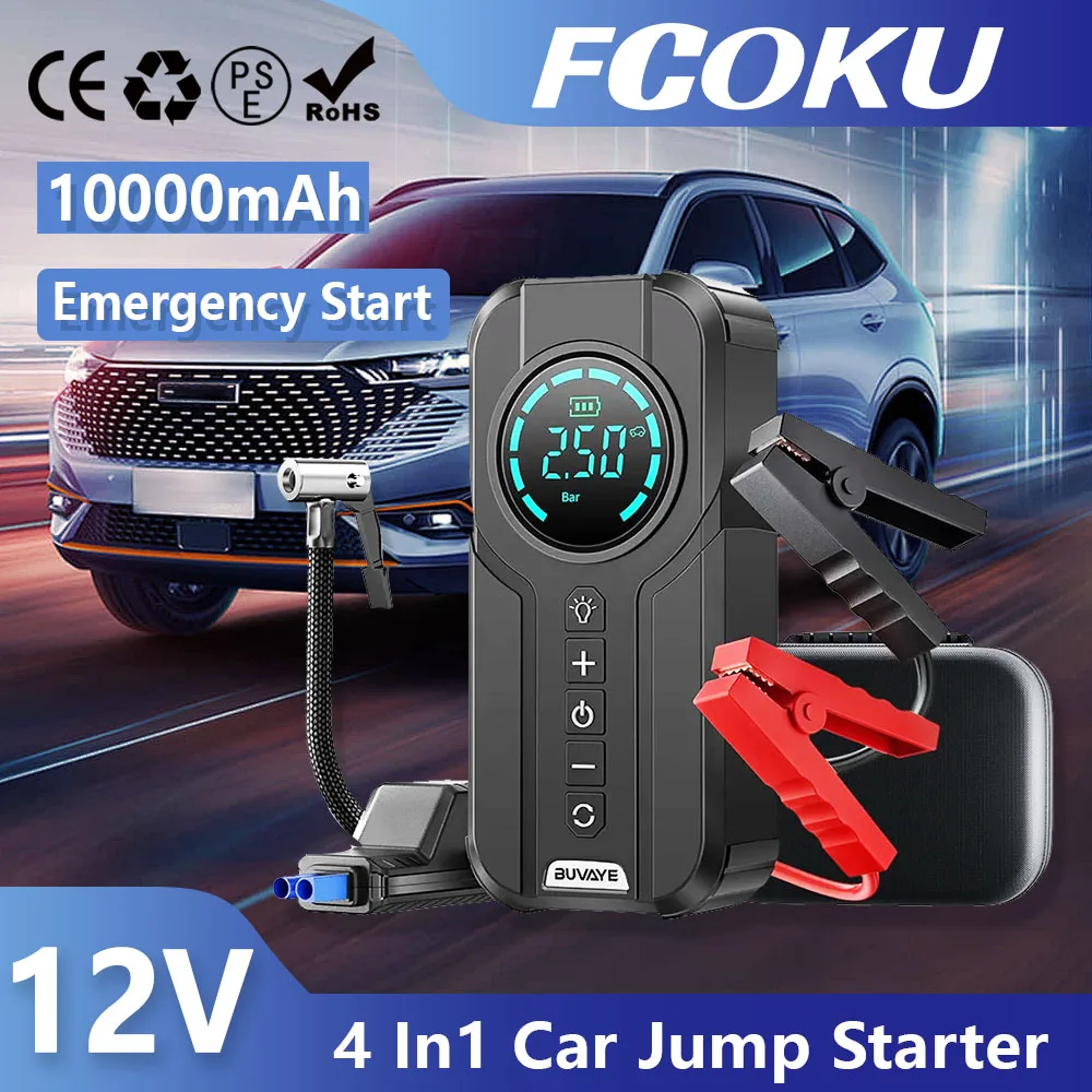 Auto-Starthilfe-10ah-Luftpumpe-mit-Beleuchtung-tragbarer-Luft ...