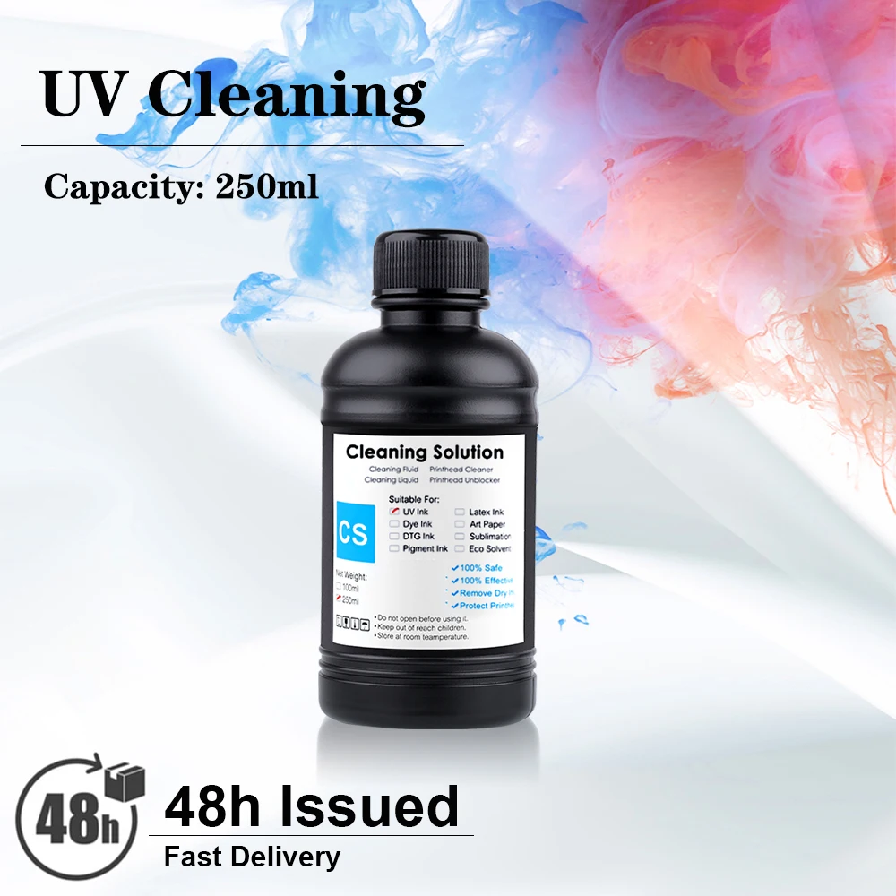 250ML UV Ink Cleaning Liquid for Epson Roland for Mimaki for Mutoh ...