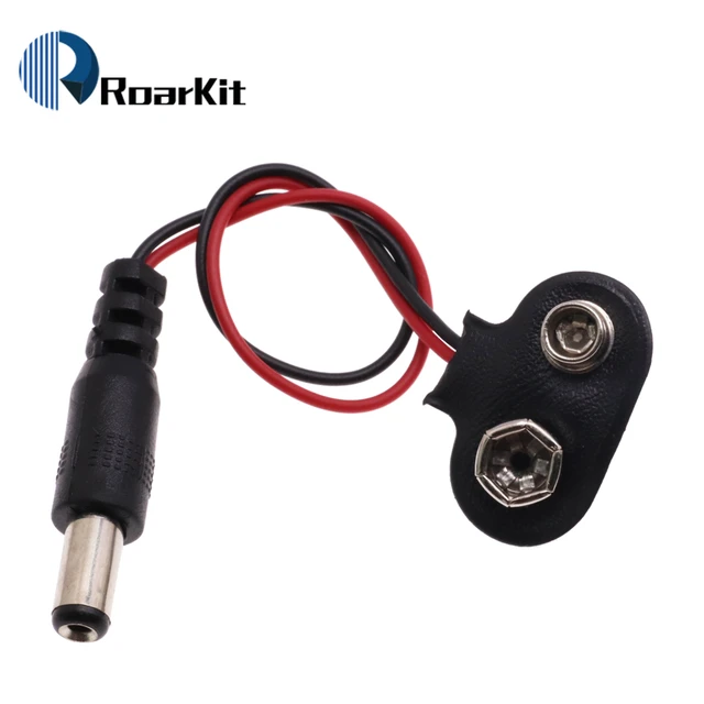 Experimental 9V Battery Snap Power Cable To DC 9V Clip Male, 60% OFF