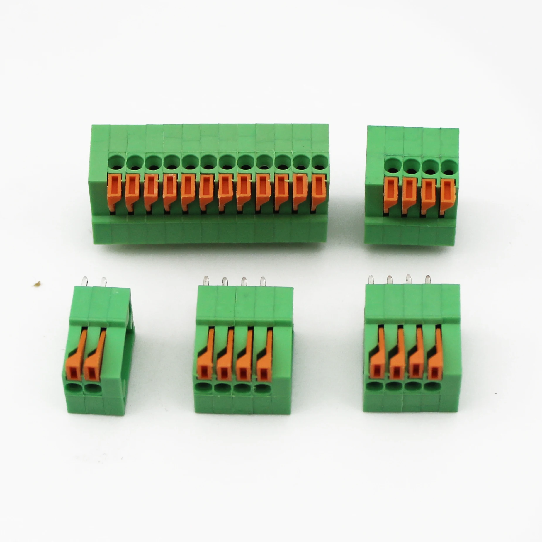 50pcs-100pcs-2P-24P-DG141-KF141V-Terminals-Connector-PCB-Spring ...