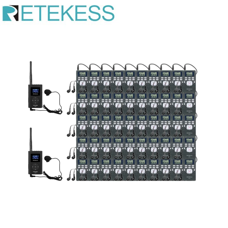 Retekess-FM-Tour-Guide-System-Wireless-Audio-System-2pc-FT11-FM ...
