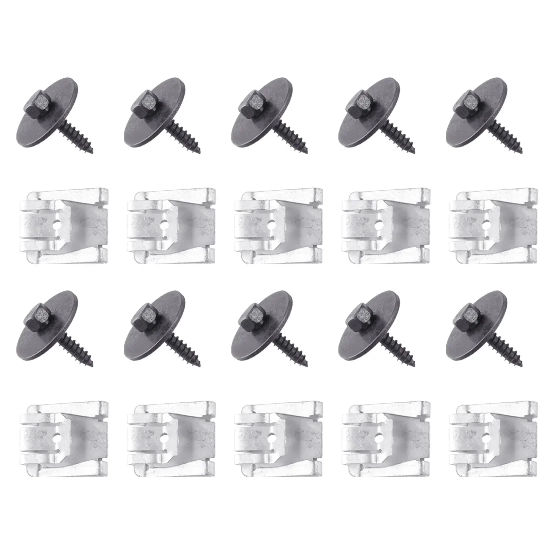 0049943145-20pcs-set-Under-Engine-Cover-Floor-Clips-Screws-Kits ...