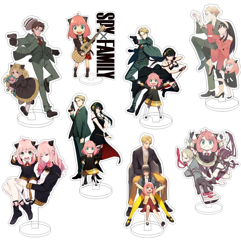 Spy X Família Anime Personagem em Pé Figuras de Ação, Kawaii Anya, Yor ...
