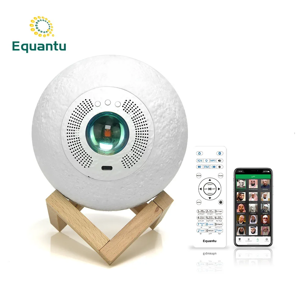 A-Haut-parleur Coran sans fil, avec télécommande, lampe tactile ...