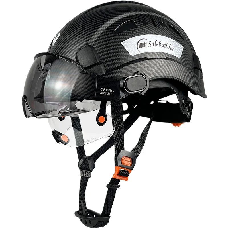 Construction-Reflective-Safety-Helmet-With-Build-In-Visor-For-Engineer ...