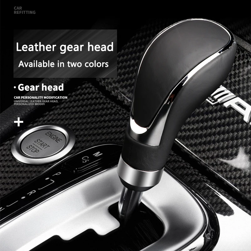 Automobile-leather-gear-block-head-modification-gear-handle-gear-manual ...