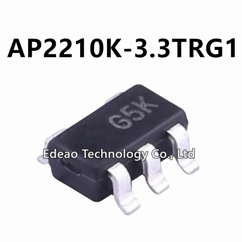 20 ~ 100 unids/lote nuevo AP2210K-3.3TRG1 SOT23-5 AP2210K-3.3TR AP2210K ...
