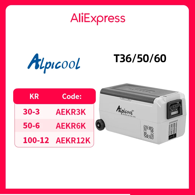 Alpicool 알피쿨 k25 T36 T50 T60 차량용냉장고 미니냉장고 캠핑 압축기는 차량 냉동기 냉장고 냉동 미니 냉장고 ...