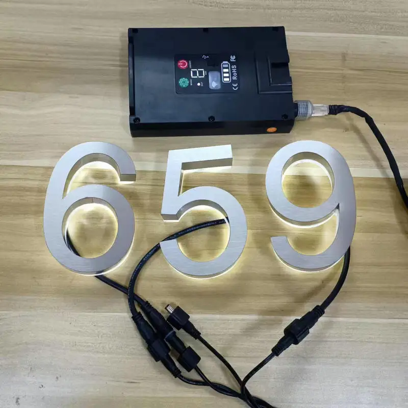 Solar-Power-Lamp-door-plate-led-light-house-number-0-9-illuminated ...