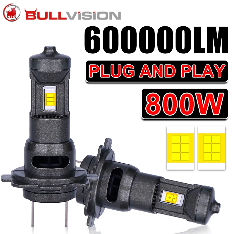 Bullvision-H7-LED-Mini-600000LM-800W-Car-Headlights-Bulbs-5570-CSP ...