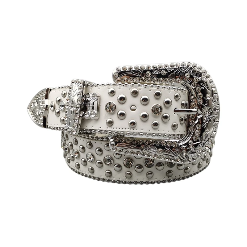 M2EA-Adult-Full-Diamond-Belt-for-Dress-Adjustable-Pin-Buckle-Waist-Belt ...