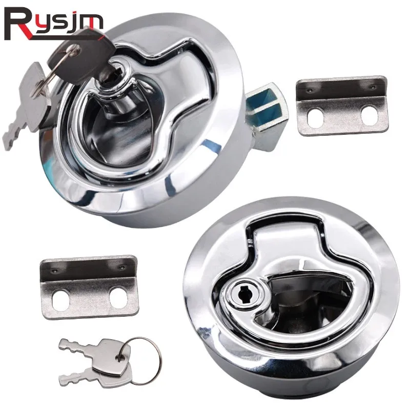 Boat-Yacht-Car-RV-Door-push-lock-with-Key-kit-Stainless-Steel-Door-Lock ...