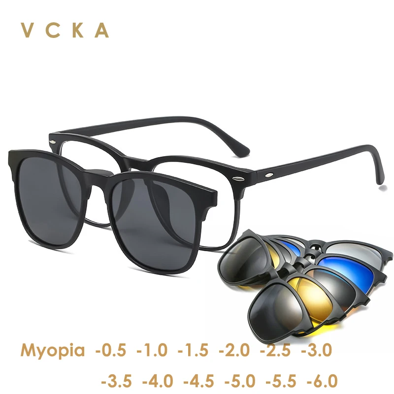 VCKA-Custom-Myopia-Prescription-Sunglasses-Men-Magnet-Sunshade ...