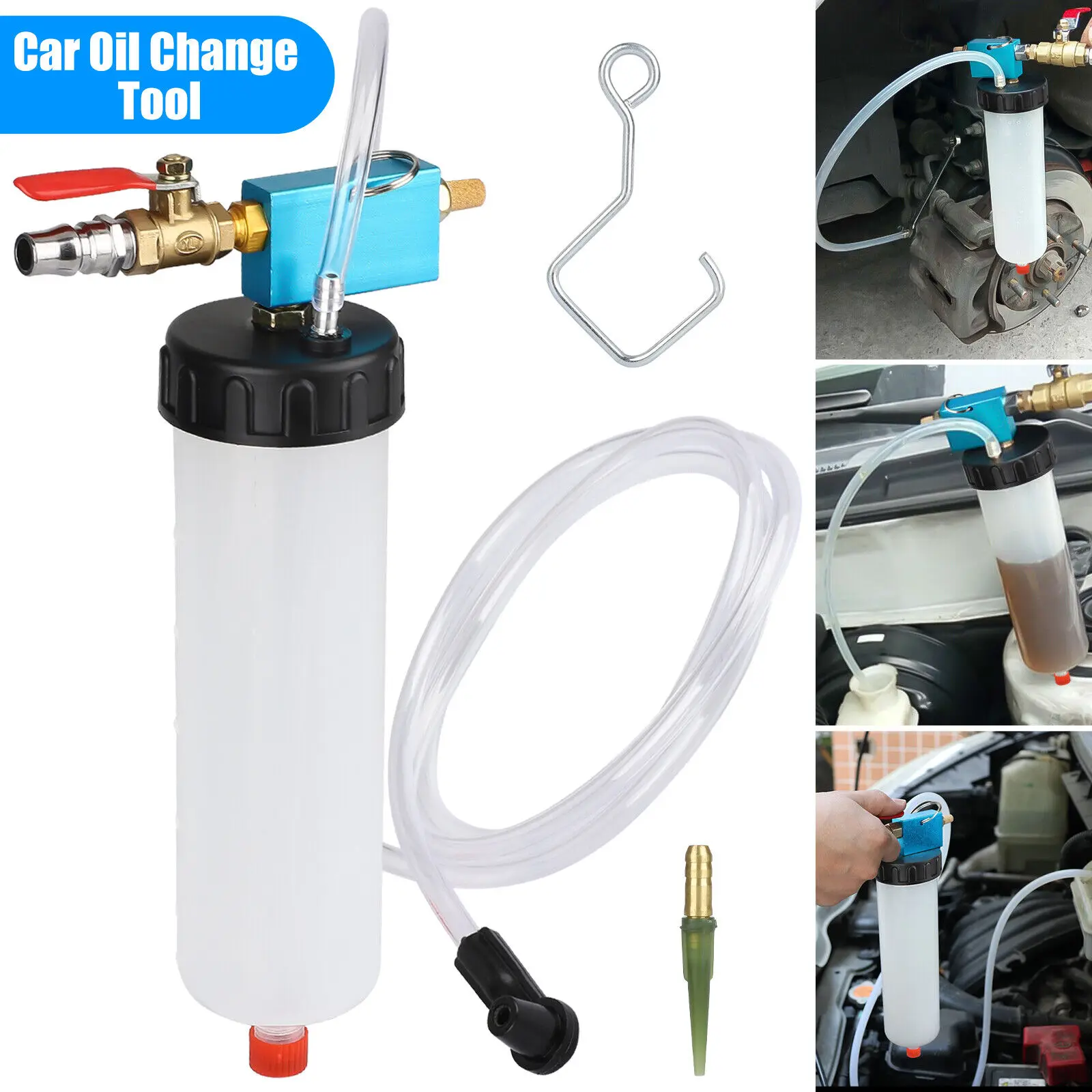 Professional-Car-Brake-Fluid-Oil-Change-Extractor-Tool-Syringe-Pump ...