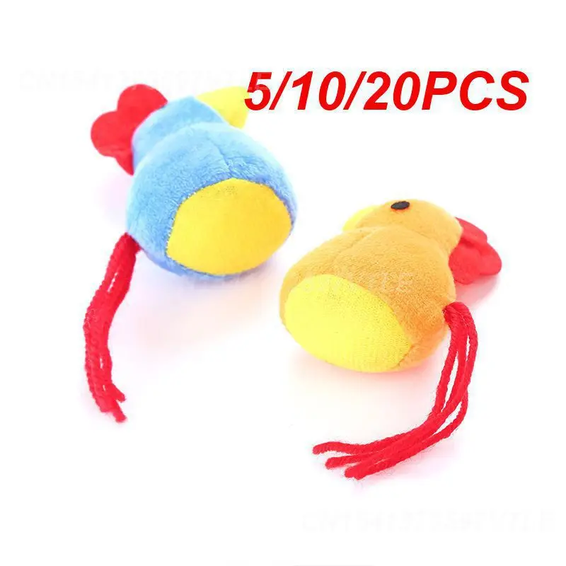 5-10-20PCS-Pet-Supplies-Cat-Self-excited-Toy-Modeling-Plush-Toy ...