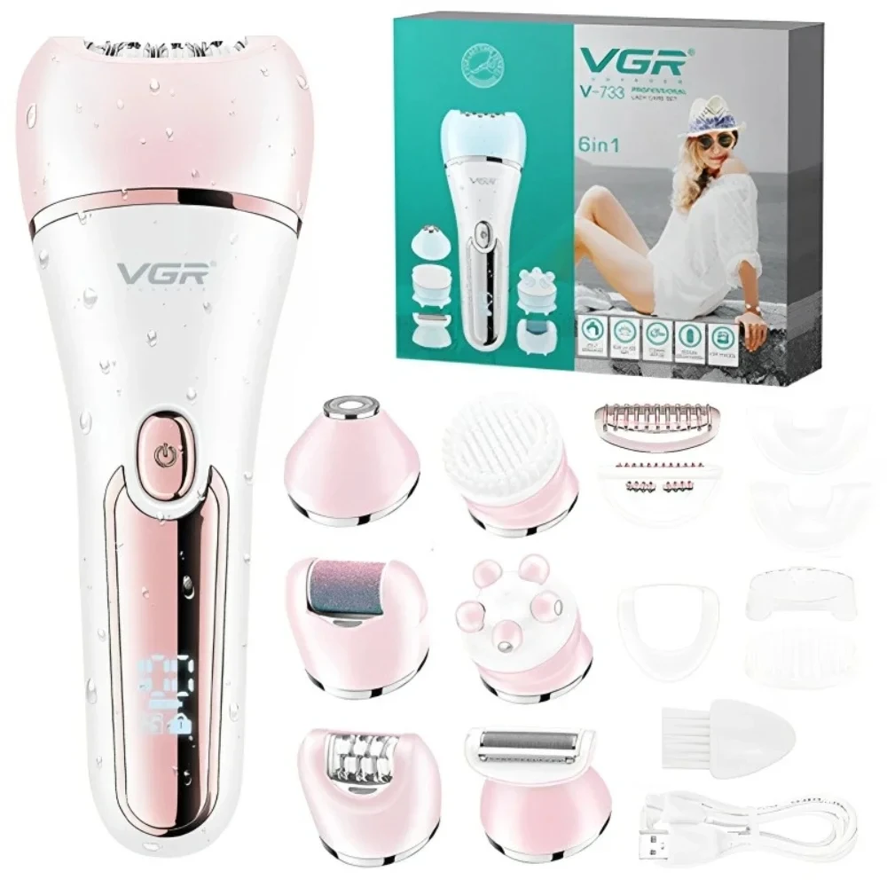 VGR-Women-Epilator-Electric-Lady-Shaver-Hair-Remover-Bikini-Facial-Underarms-Hair-Removal-Tool ...