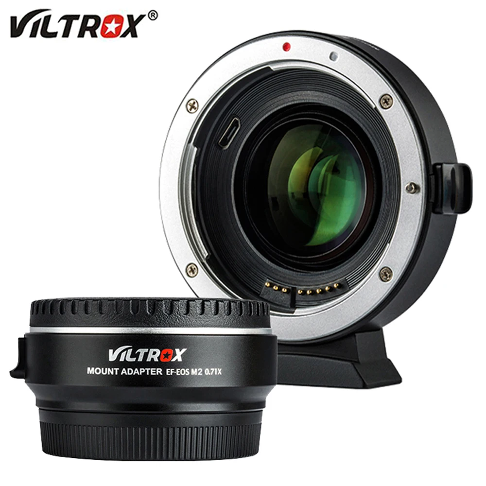 Viltrox EF EOS m2 af lente adaptador foco automático 0.71x redutor de ...