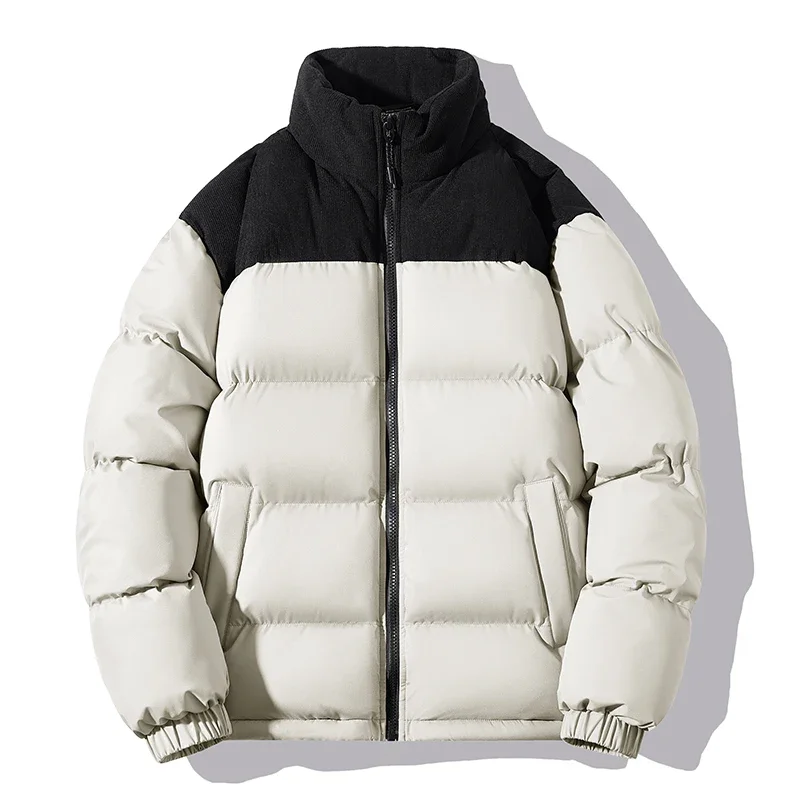 Men-Thick-Winter-Jackets-Casual-Warm-Parkas-Solid-Color-Puffer-Jacket ...