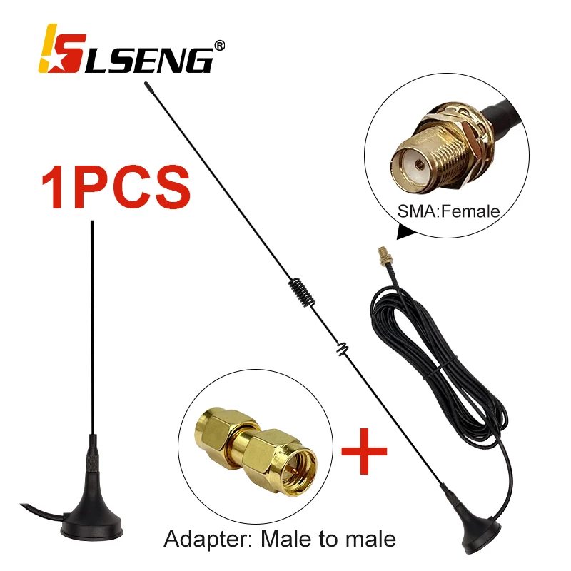LSENG-UT106-Walkie-Talkie-Vehicle-Antenna-Dual-Band-VHF-UHF-SMA-Female ...