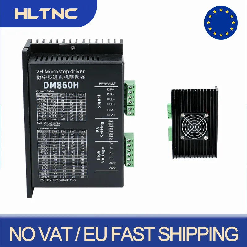 Ships from EU DM860H 6 Amp Microstep Stepper Driver for Nema23/34 ...