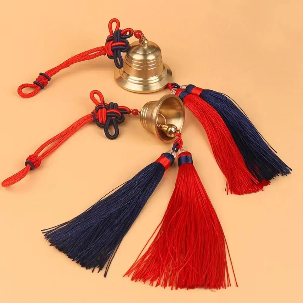 Vintage-Chinese-Knotting-Wind-Bell-Lucky-Festive-Brass-Bell-Pendant ...