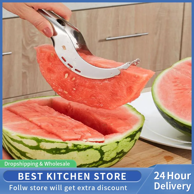 Stainless-Steel-Watermelon-Artifact-Slicing-Cutter-Knife-Corer-Fruit ...