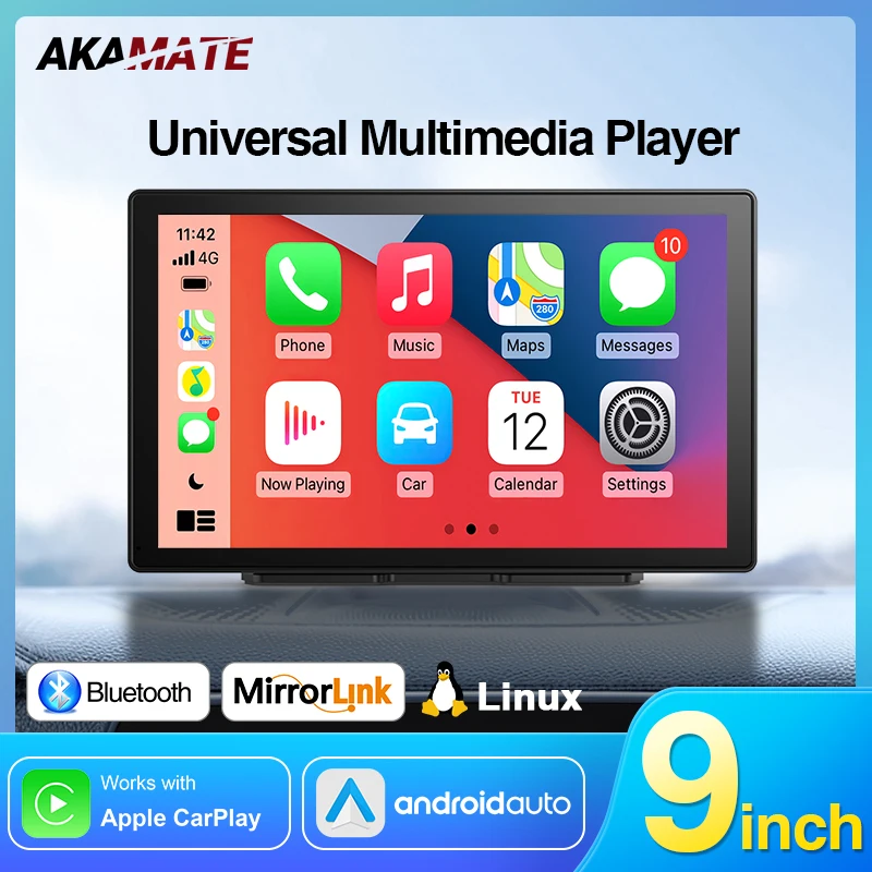 Multimedia-Player-9-inch-Universal-Monitor-CarPlay-Android-Auto-IPS ...