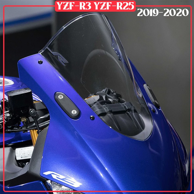 Mtkracing For Yamaha Yzf-r3 Yzf-r25 Motorcycle Front Screen Windshield ...