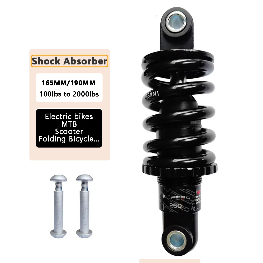 Bike-Suspension-Coil-Spring-Rear-Shock-Absorber-MTB-Electric-Bikes ...
