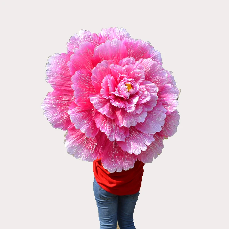 Flower Parasol Young Children Dance Props Flower Peony Holding Flowers ...