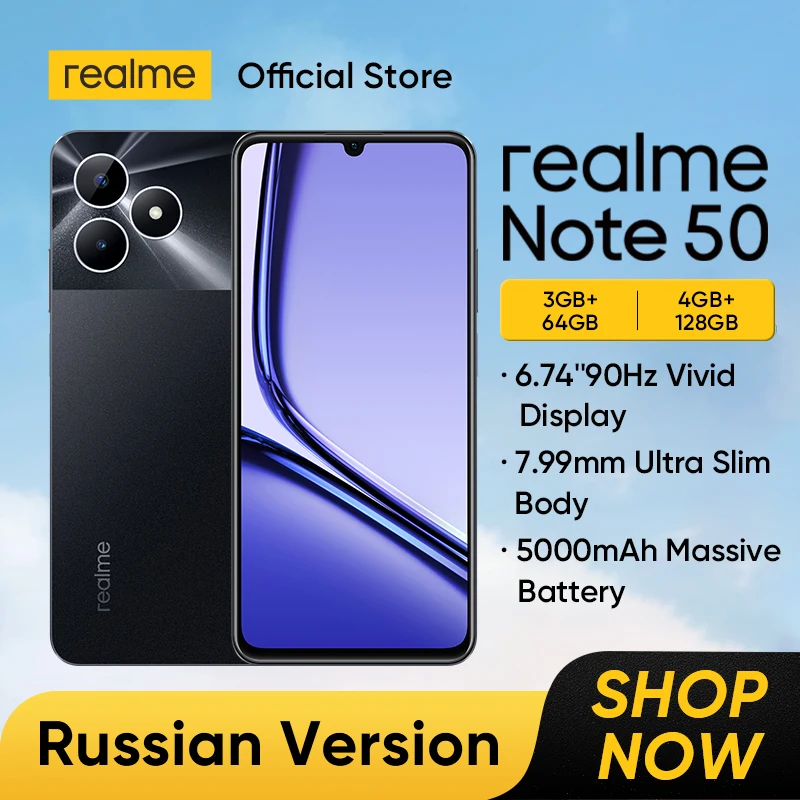realme-Note-50-6-74-90Hz-Display-5000mAh-Battery-13MP-Camera-Powerful ...