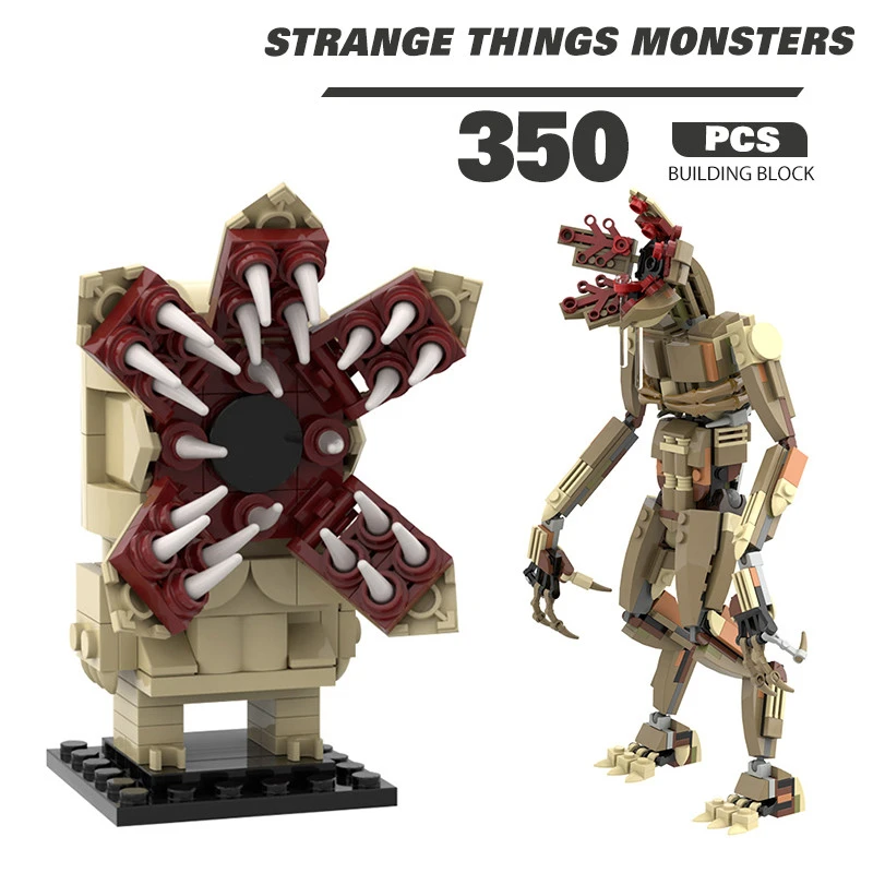 MOCTV Movie Figures MOC 35522 Stranger Things Demogorgon MOC Brickheadz ...
