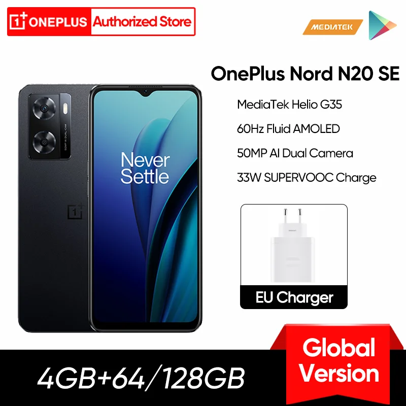 Global Version OnePlus Nord N20 SE N 20 Smartphone 4GB 64GB 33W SUPERVOOC Fast Charging 5000mAh ...
