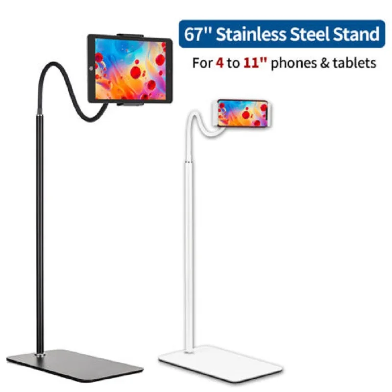 Selens-Adjustable-Tablet-Mount-Tripod-Floor-Stand-Gooseneck-Holder-For ...