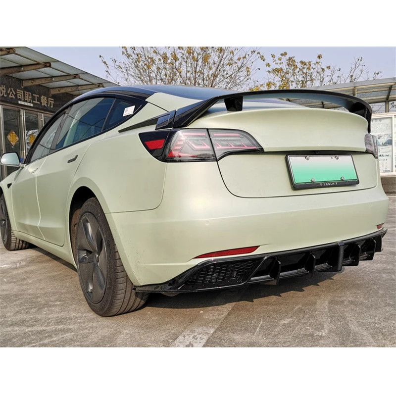 For 2019-2022 Year Tesla Model 3 GT Spoiler Accessories Car Trunk Rear ...