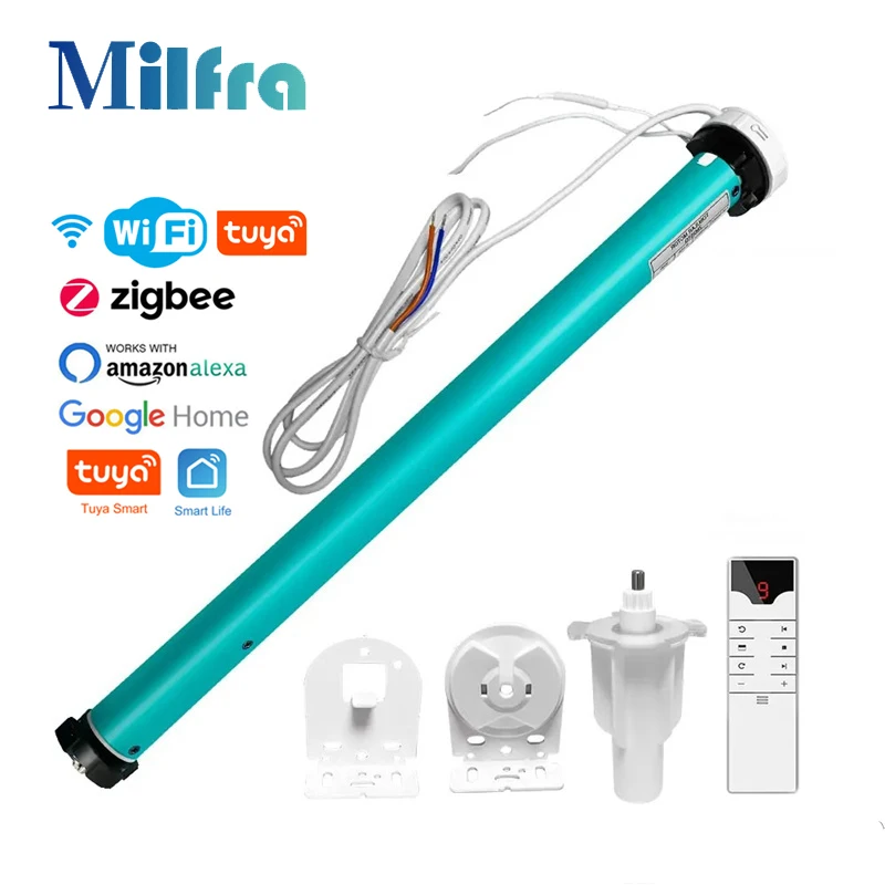 Tuya-Smart-Electric-Curtains-Motor-Roller-Blinds-Wifi-Zigbee-Automatic ...