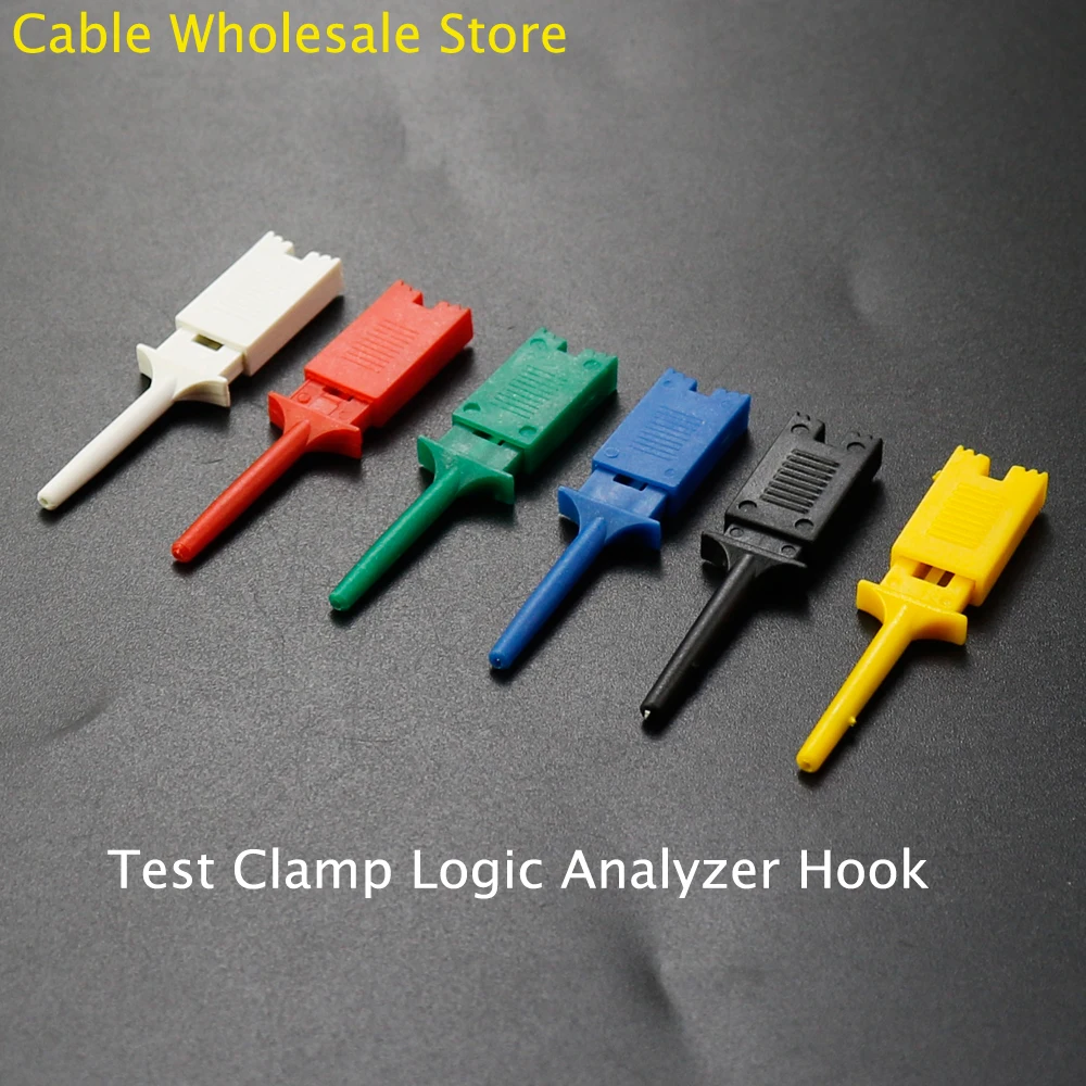 Test-Clip-Logic-Analyzer-Hook-6-Color-Clip-Gripper-Electronic ...