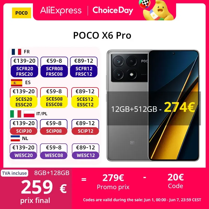 POCO-X6-Smartphone-Pro-5G-Vers-o-Global-256GB-512GB-Dimens-o-8300-Ultra ...