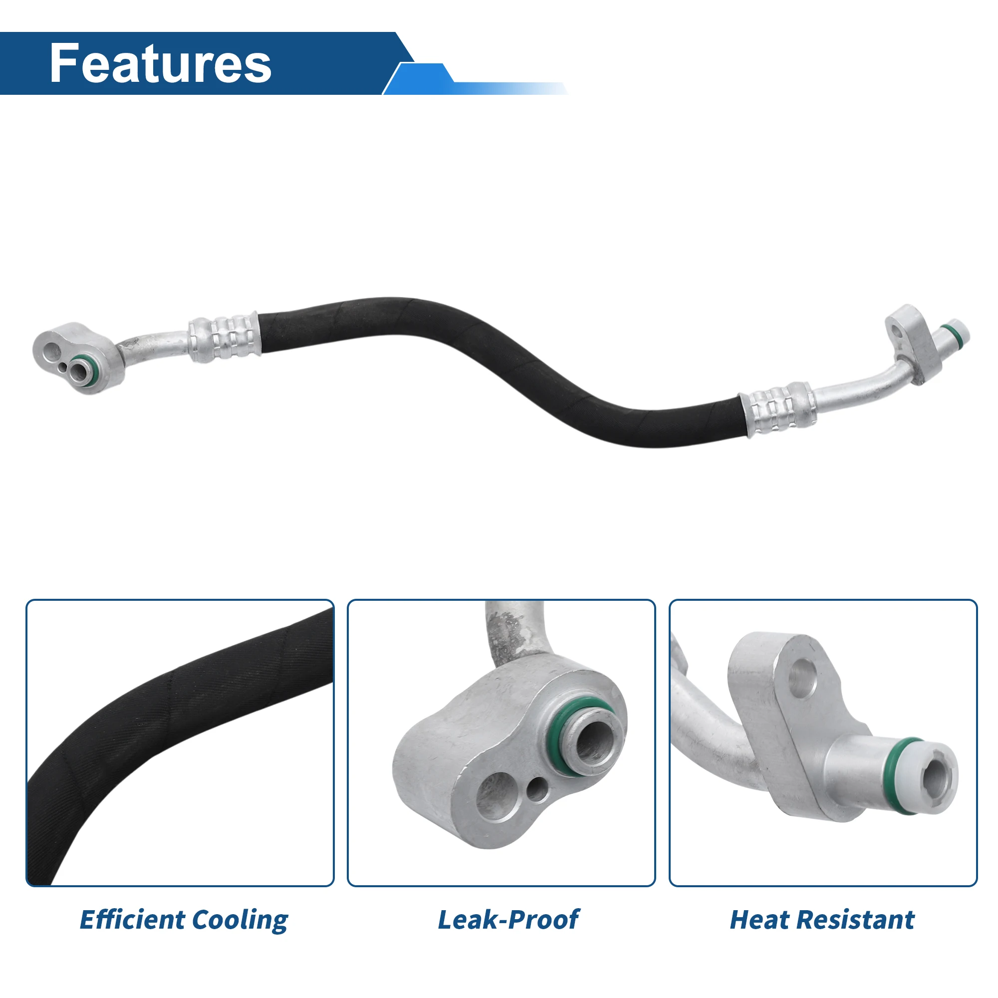 UXCELL A/C Refrigerant Liquid Hose for Mercedes-Benz S-Class 2005-2013 ...