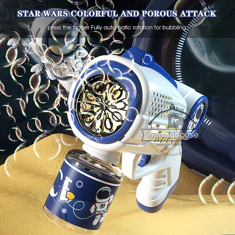 Astronaut-Automa-Bubble-Machine-for-Children-Bubble-Gun-Rocket-Launcher ...
