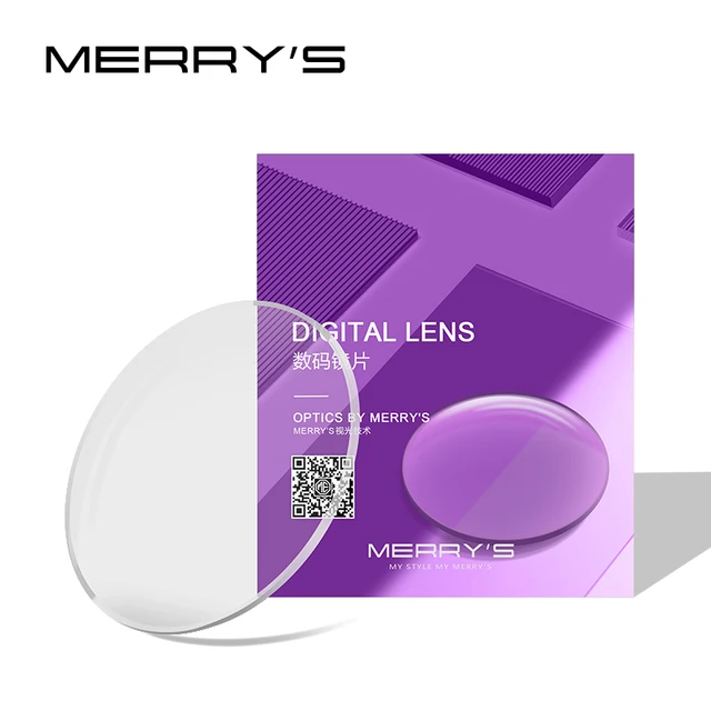 MERRYS Photochromic C3 Series Anti-reflective Prescription Lens CR-39 ...