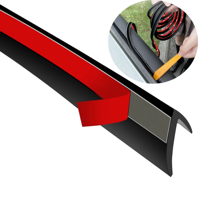 V-Shape-Car-Window-Seal-Strip-Car-Side-Window-Sealing-Strip-Auto-Rubber ...