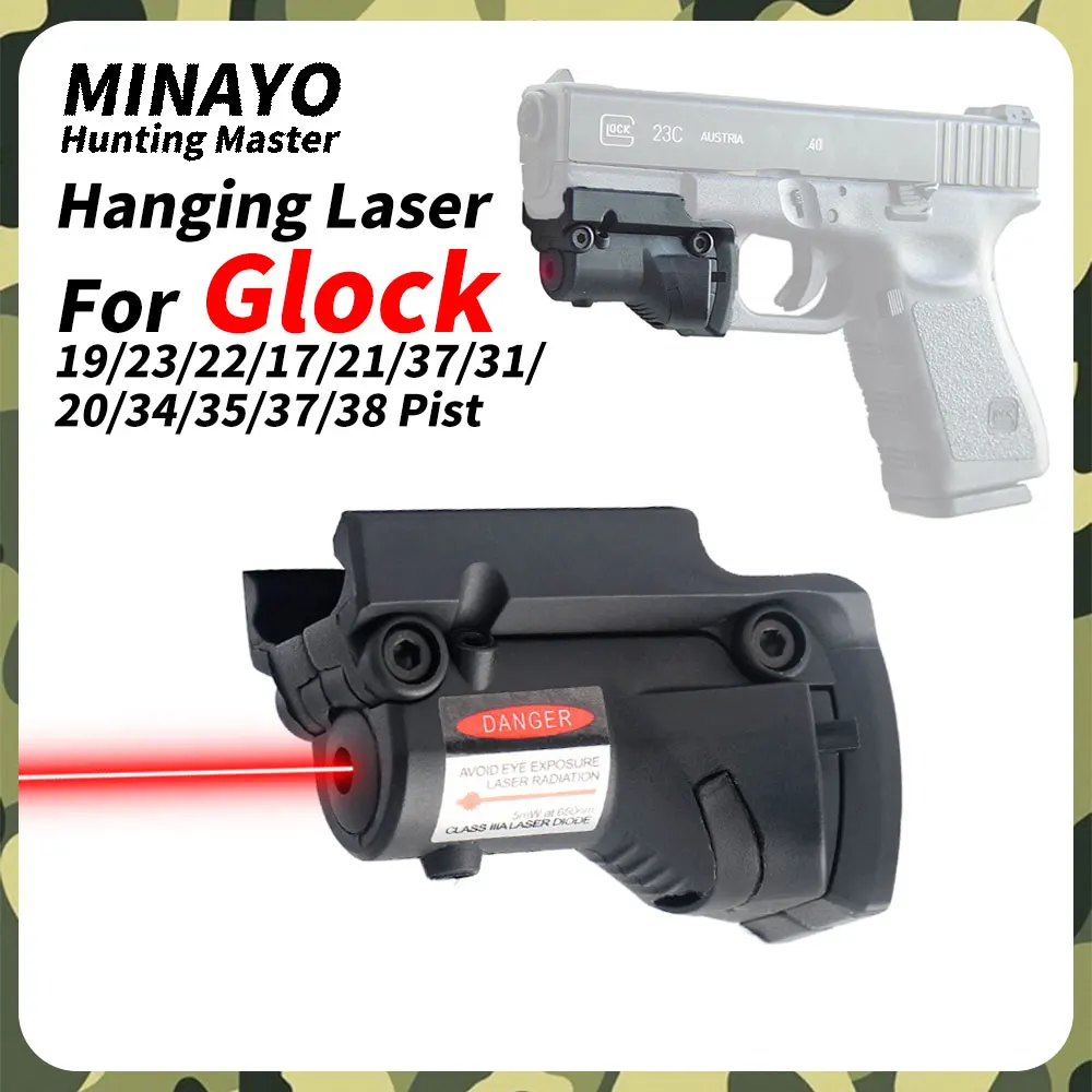 Tactical Red Dot Laser Sight for All Glock G17/19/23/22/17/21/37/31/20 ...