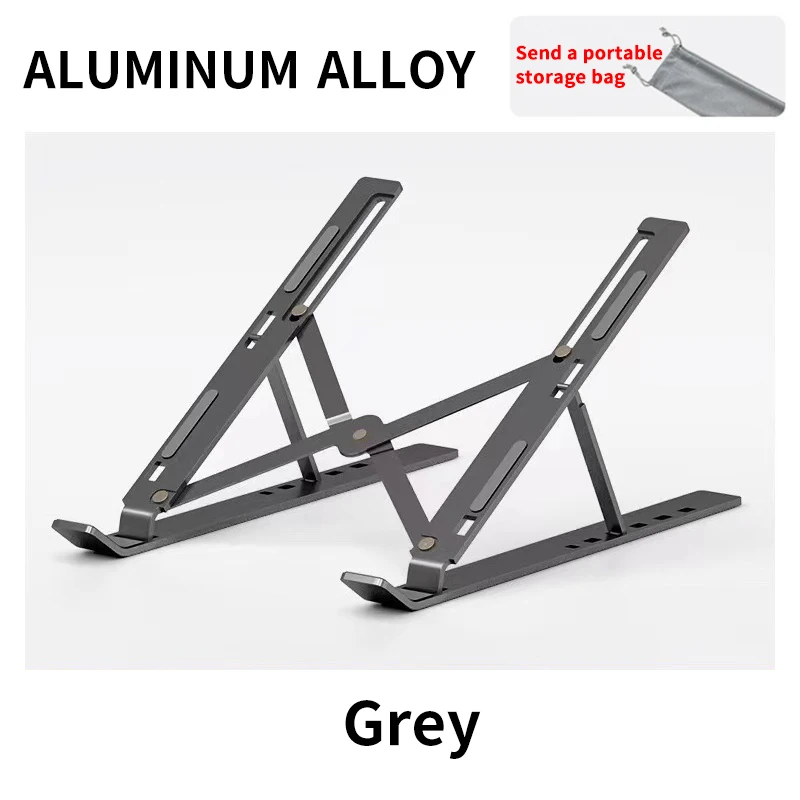 Portable-Laptop-Stand-Aluminum-Notebook-Support-Computer-Bracket-Holder ...