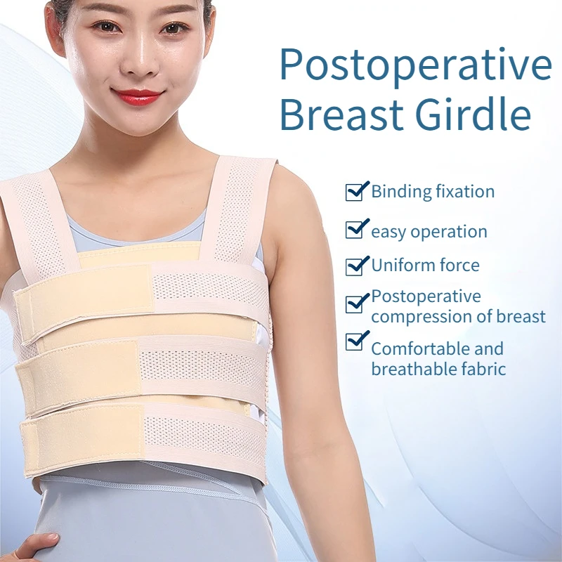 Chest Compression Fixation Band Chest Rib Band Postoperative Breast Bandage Chest Band Binding