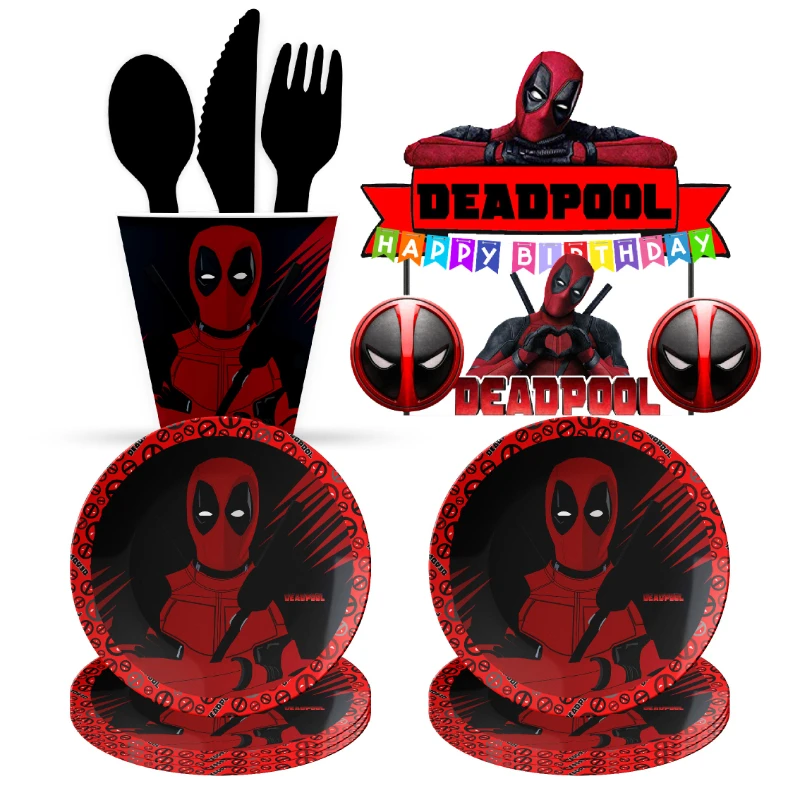 Superhero-Deadpool-Theme-Cartoon-Festival-Celebration-Party-Suppiles ...