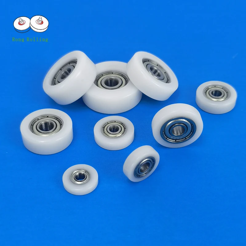 Plastic coated bearings bore diameter 3 mm, 4 mm, 5 mm.sliding,Door and ...