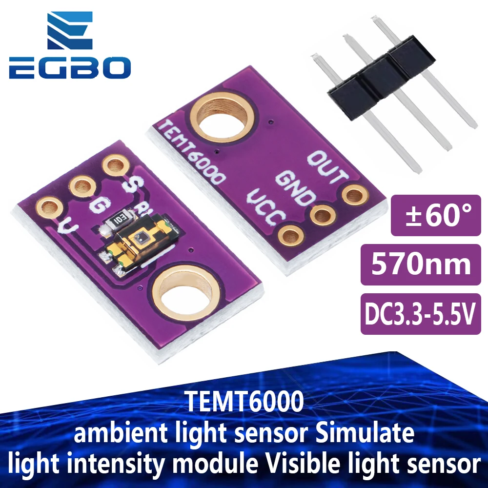 1PCS EGBO Smart Electronics TEMT6000 An ambient light sensor Simulate ...